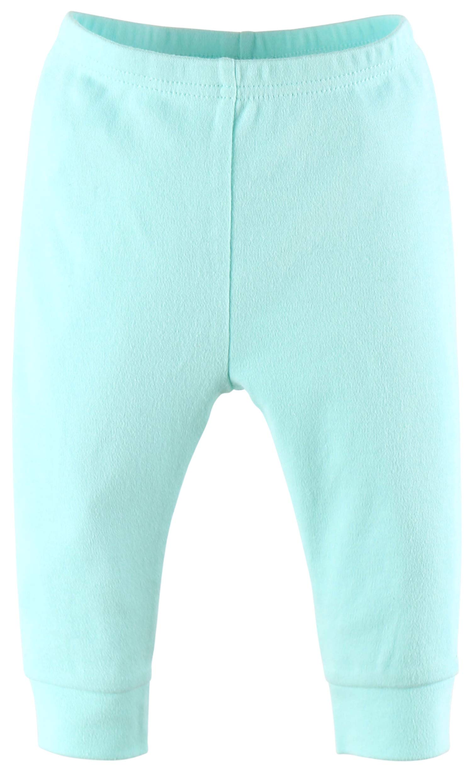 The Peanutshell Pastel Baby Pants Set | 5 Pack in Purple, Grey, & Mint | Newborn to 24 Month Sizes (3 Months)