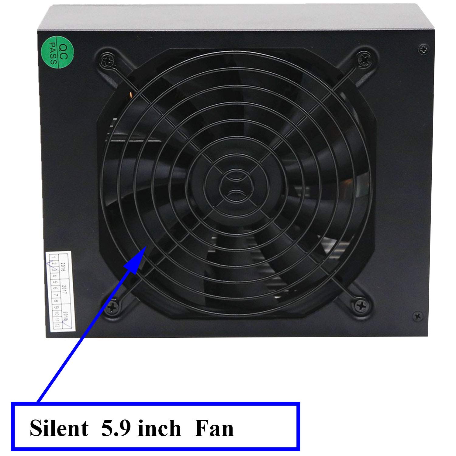 Module Power Supply 1600w Full Modular for Miner 1600w 80 Plus Gold Power Supply 12V with Auto Fan Speed Control Support 8 Graphic Card RX3060/3070/3080 for ETH ETC Zcash Ethereum Mining Rig 110V