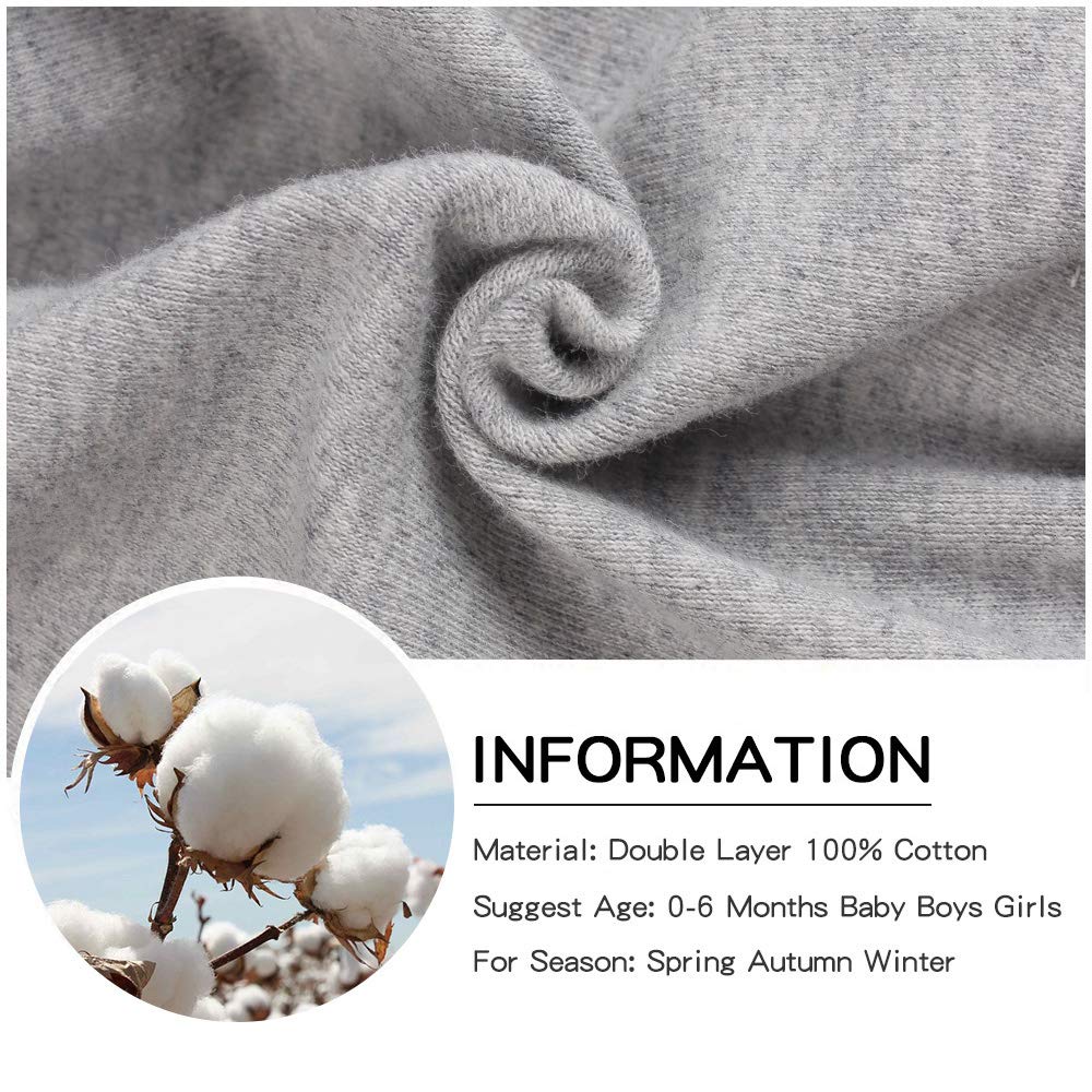 PESAAT Newborn Hospital Hat 0-12Months Preemie Boys Girls Beanie Solid Infant Baby Hats Autumn Winter (4Pack-A, 0-6 Months)