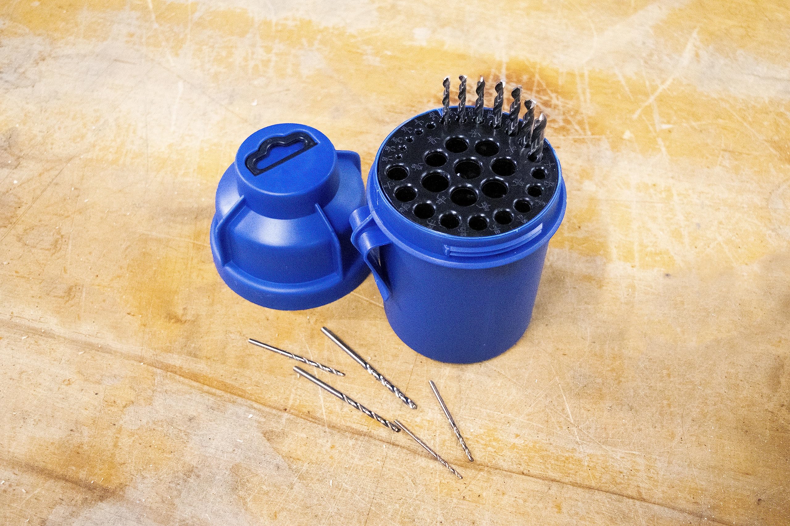 Century Drill & Tool β 28406 29 Piece Empty Drill Bit Index Pod β Holds 29 Jobber Drill Bits, Easy Storage Home Improvement