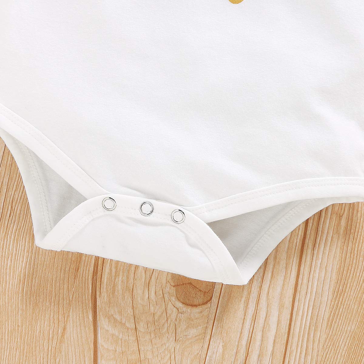 GRNSHTS Baby Girl One Birthday Outfits Honey Bee Ruffle Sleeve Romper+Bumble Bee Shorts+Headband 3Pcs Summer Clothes 12-18 Months