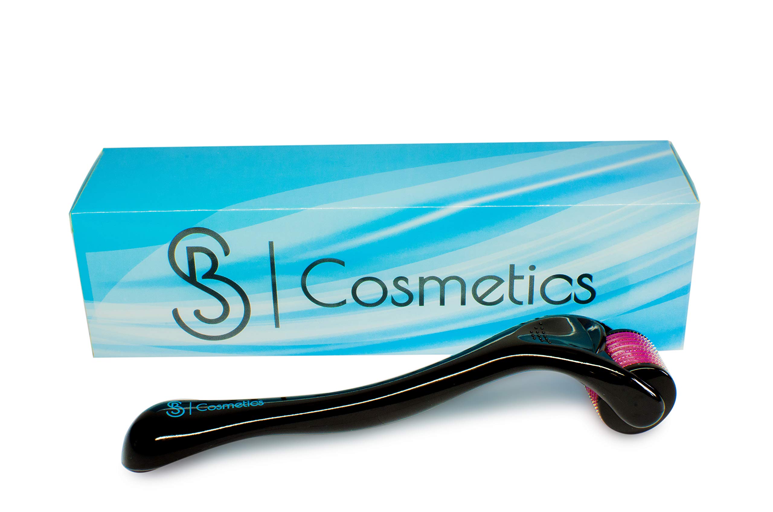 SB Cosmetics- Derma Roller-Best Premium Beard Face Scalp & Body Cosmetic Micro Needle Skin Care Beauty System .25mm 540 Titanium Reusable