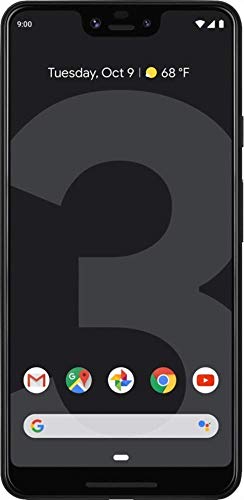 Google Pixel 3 XL 64GB Unlocked GSM & CDMA 4G LTE Android Phone w/ 12.2MP Rear & Dual 8MP Front Camera - Just Black (Renewed)