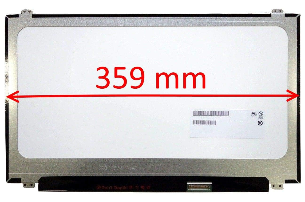 FULLCOM New LCD Replacement Screen 15.6 Inch LP156WF4(SP)(L2)/LP156WF4-SPL2 FHD 1920x1080 (with Tabs) 30 Pin Matte for Laptop/Display/Screen/LCD Application
