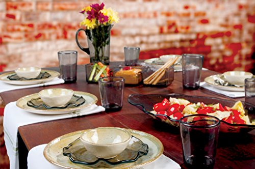 Carlisle FoodService Products GA5501270 Gathering Melamine Dip/Salsa Bowl, 6 oz., 4.5", Adobe (Pack of 12)