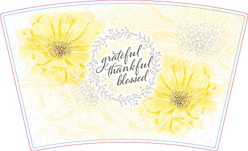 Grateful Thankful Blessed Stainless Steel 16 oz Travel Mug with Lid