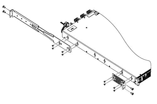 RW RoutersWholesale - Mounting Kit Compatible with Cisco Catalyst 3650 & 9300 Switches / 4PT-KIT-T1=