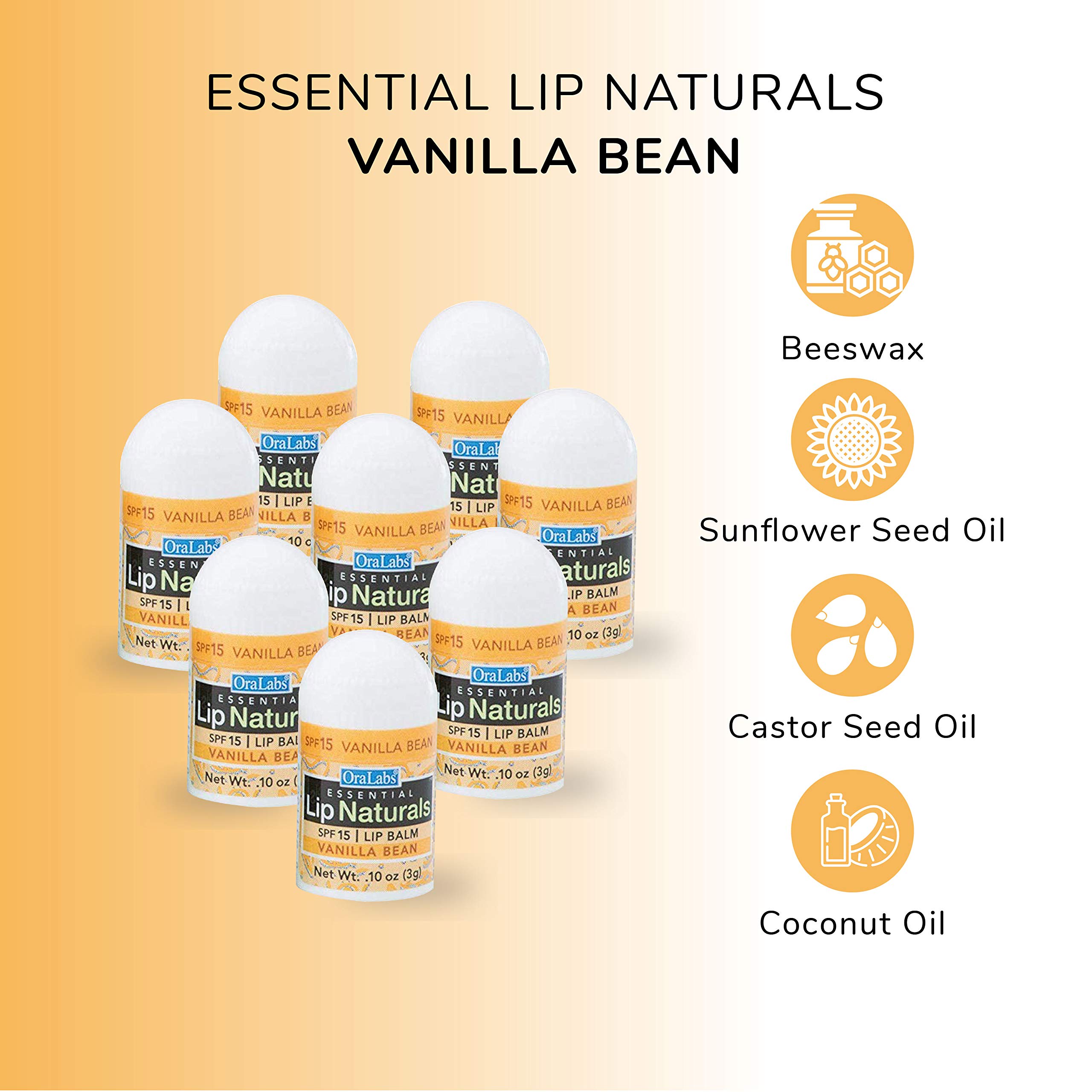 Lip NaturalsĀ® | 12-Count Assorted Mini Lip Balm with Sunscreen (SPF-15) & 1 Lip Balm Keychain | Made in USA | Lip Balm Pack with 3 Flavors: Tea Tree Mint, Vanilla Bean, & Bing Cherry (0.10oz/3g Each)