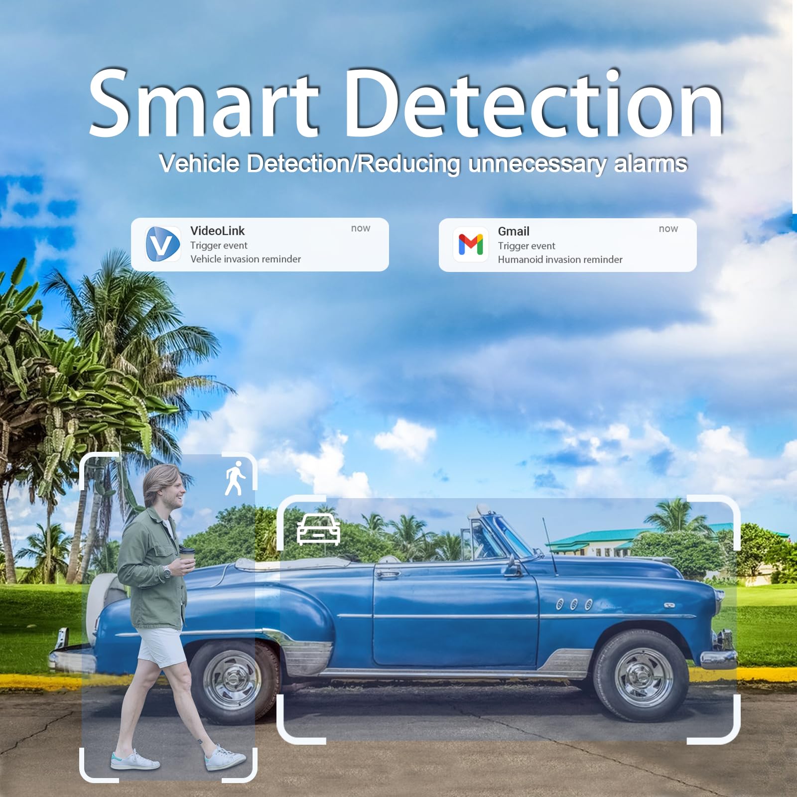 8MP Full Color PoE IP Camera with AI Human/Vehicle Detection,F1.0 Super Aperture Wide Angle 2.8mm Lens,Built-in Mic,Compatible with Hikvision Outdoor Security Camera with Built-in Mic(PG2387C-28)