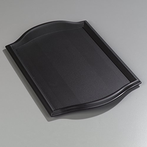 Carlisle FoodService Products 1217BT03 Bistro Plastic Café Tray, 12" X 17", Black