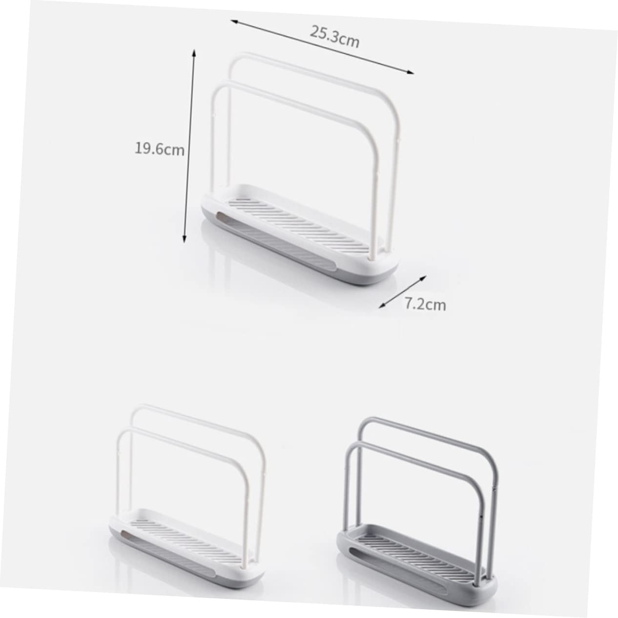 SHOWERORO Kitchen Gadget Countertop Organizer Towel Shelf Towels Rack Detachable Towel Rack Grey Towel Rack Towel Holder Countertop Towel Stand Towel Standing Rack Absorb Water Storage Rack