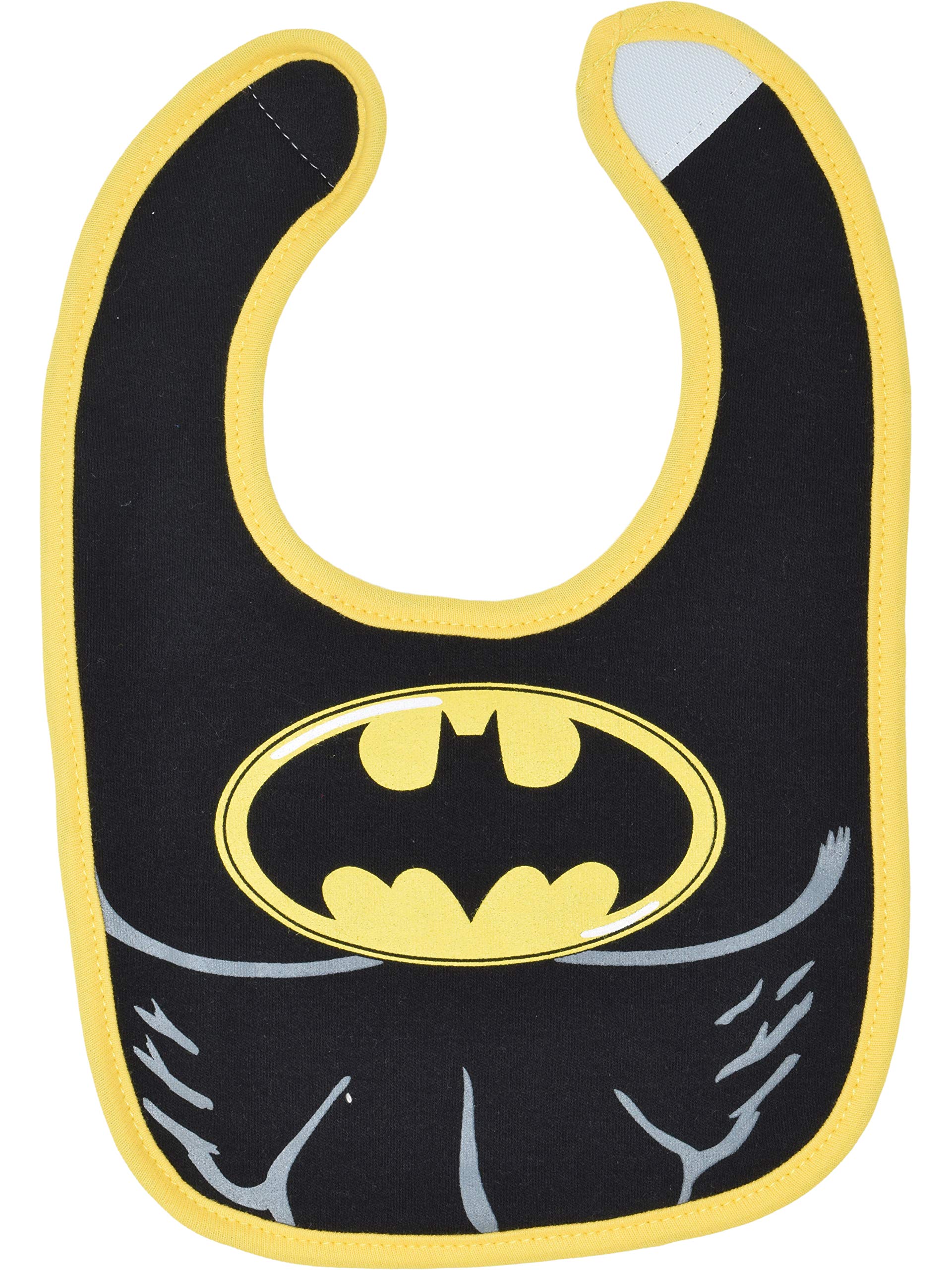 Warner Bros. Justice League Baby Boys 6 Pack Bibs Superman Batman Flash Aquaman Green Lantern