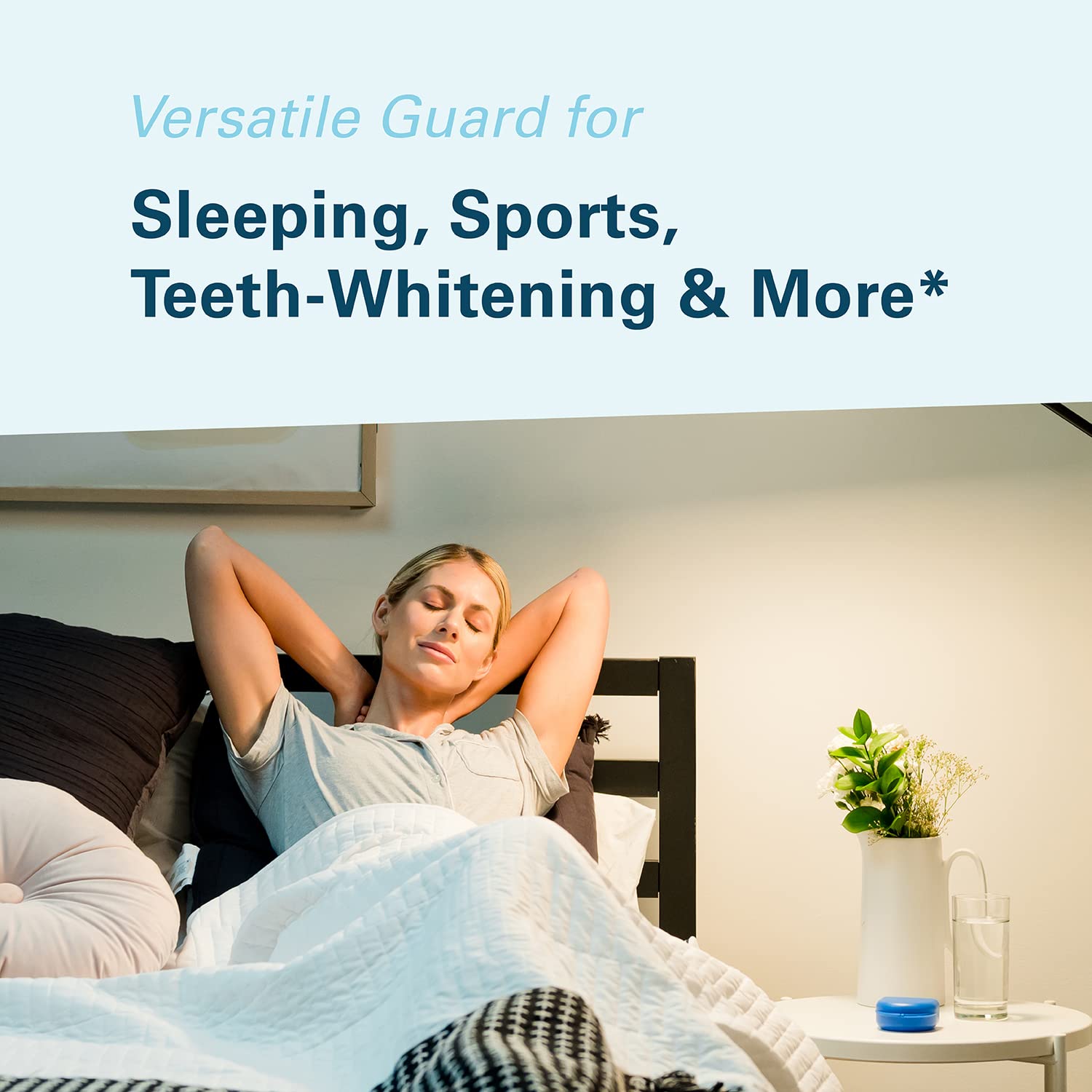 Mouth Guard for Grinding & Clenching Teeth BPA Free 4 Guards for Adults & Kids Dental Guards Bite Guards Night Guards for Teeth Grinding Teeth Grinding Mouth Guard for Sleep by M3 Naturals