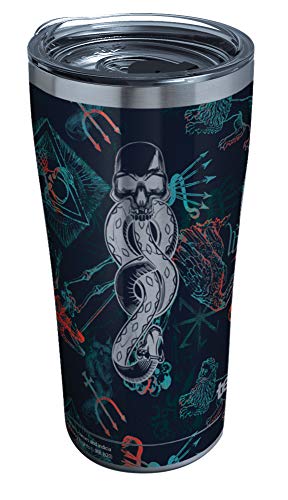 Tervis Triple Walled Harry Potter - Dark Art Collage Insulated Tumbler Cup Keeps Drinks Cold & Hot, 20oz, Stainless Steel
