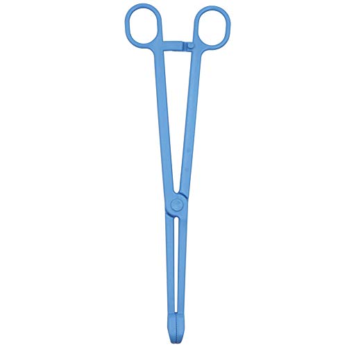 MACGOAL Reptile Feeding Clip Tongs Plastic Terrarium Lizards Turtles Reptile Tweezers Reptile Feeding Tool 9.45 Inches