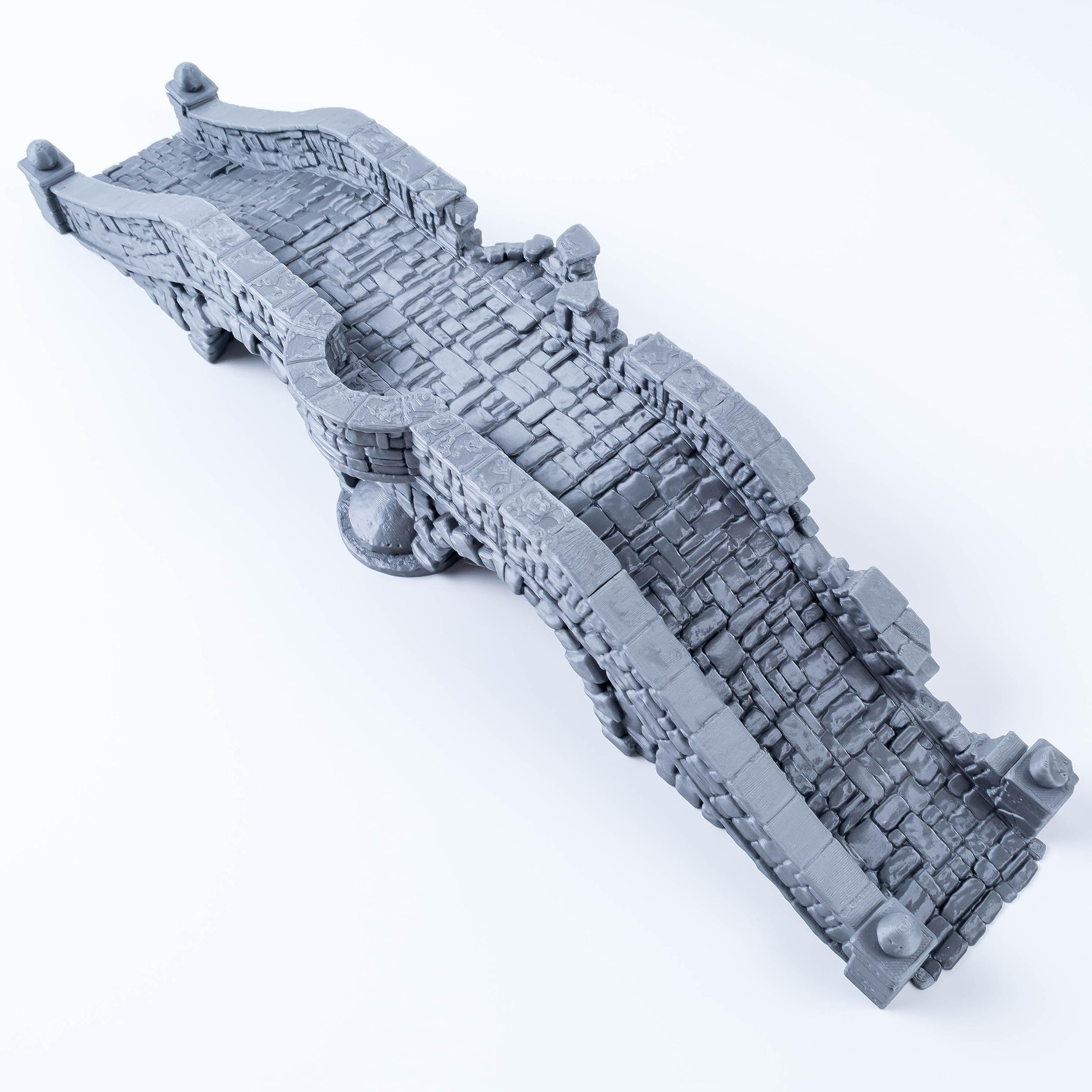 3D Vikings Modular Gaming Bridge β Perfect for Tabletop RPG, Miniature Games, and Board Games β Unpainted Set