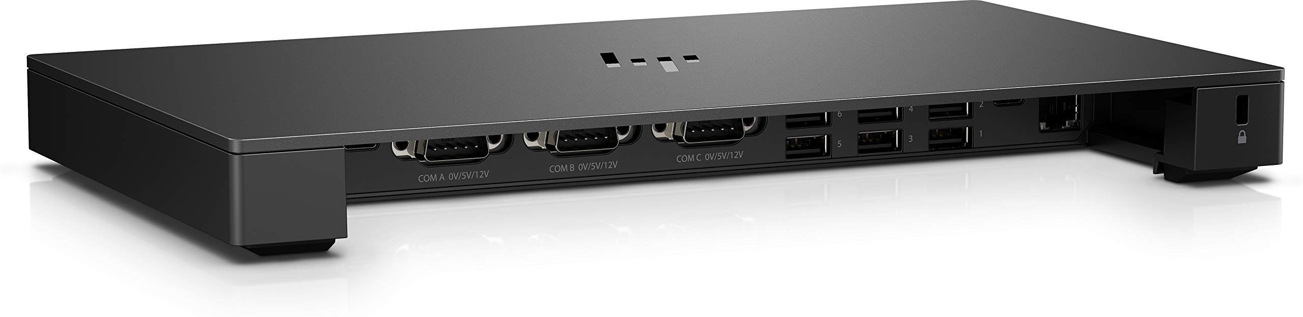 HP 1UN12AA Advanced I/O Connectivity Base - Docking Cradle - US - for ElitePOS G1 Retail System 141, 143, 145, Engage One