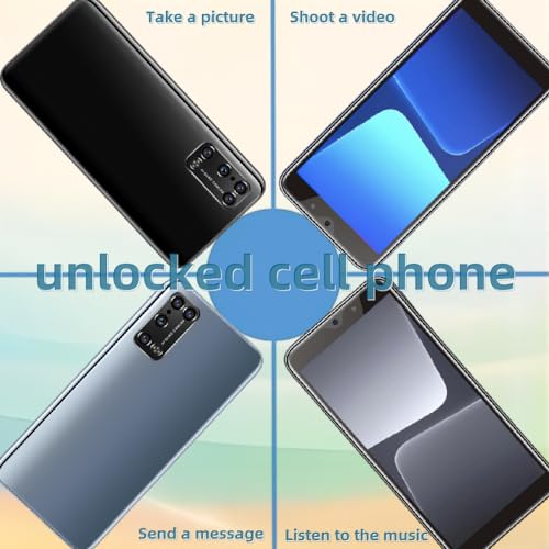 aderroo 1G RAM 4G ROM,Y300 Android Smartphone, 5.72-inch Screen,Front and Rear Cameras,Only Supports Dual SIM Card Frequency Band of 3GWCDMA:850/1900/2100MHZ, Unlocked Cell Phone(Blue)
