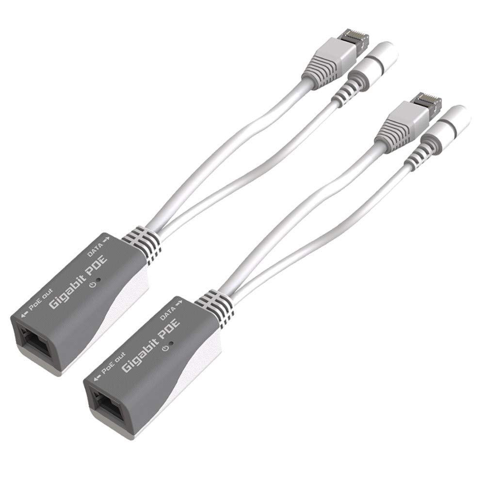 Mikrotik RBGPOE PoE Injector 2 Units with Shielded Connectors for Gigabit LAN Products That Supports 9-48V PoE