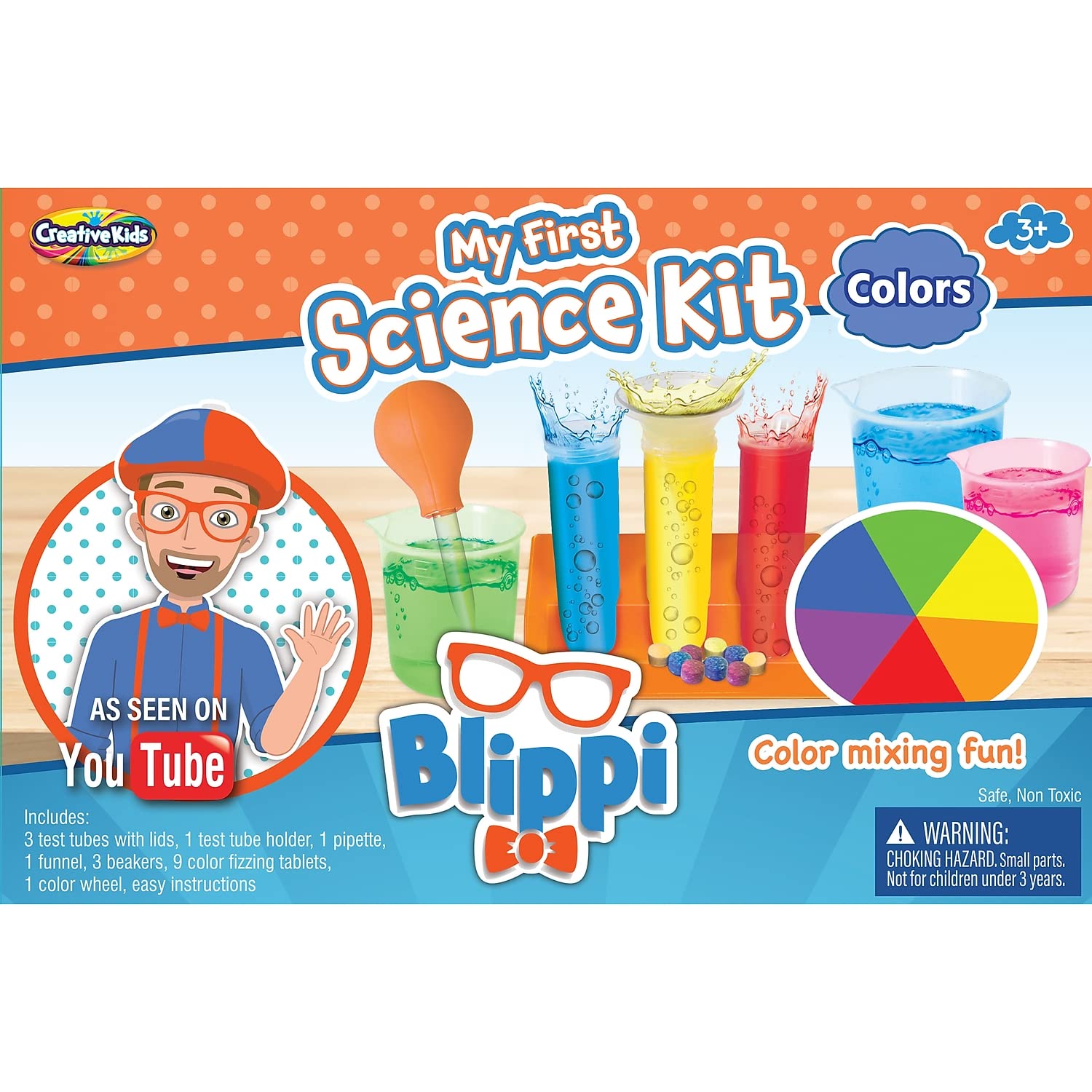 Blippi My First Science: Science Kit with Color Experiments