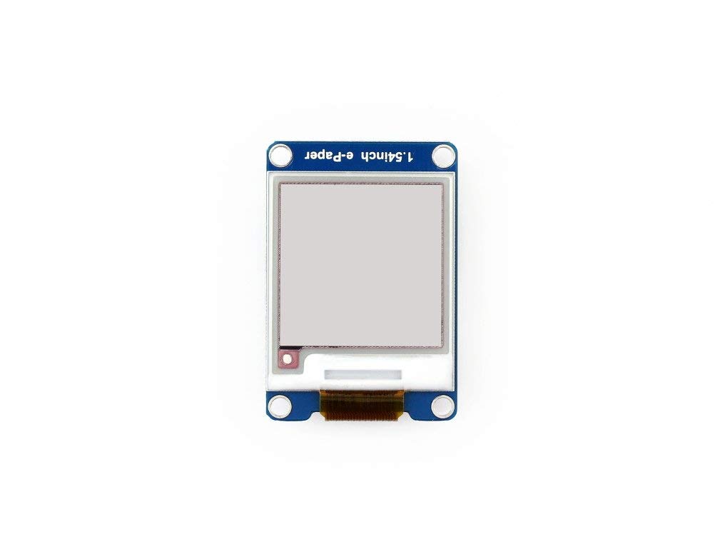 Three Color 1.54inch E-Ink Display Module (B), 200x200 Resolution 3.3V/5V Red Black White E-Paper Display Epaper Screen for Raspberry Pi/Arduino/STM32 SPI Interface,Full Refresh