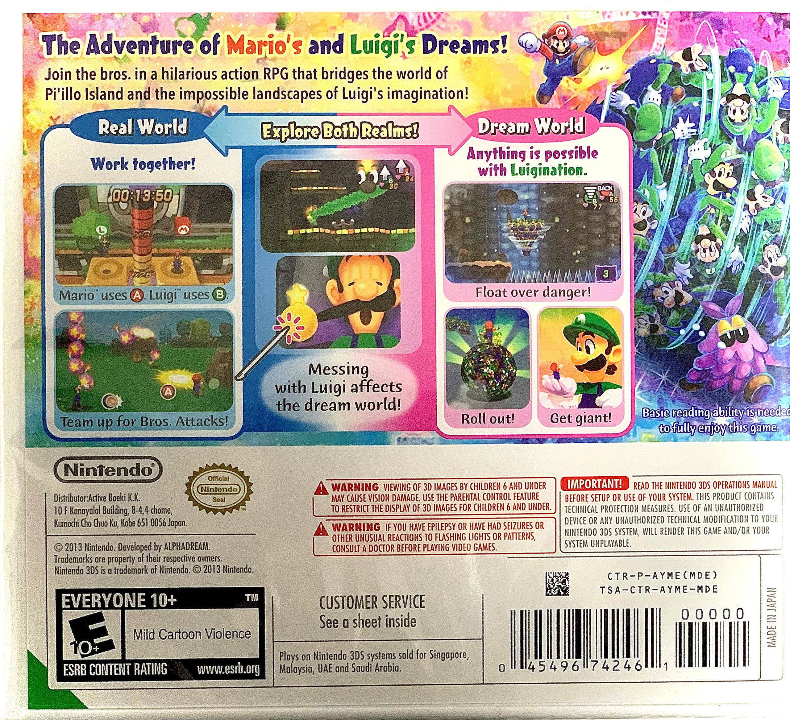 3DS Mario and Luigi: Dream Team - World Edition