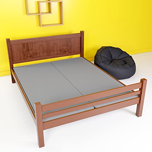 Greaton, 1.5-Inch Split Fully Assembled Bunkie Board for Mattress/Bed Support, Queen, Grey