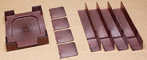 Homey Plastic Industrial Newspaper Raised Wood Carving