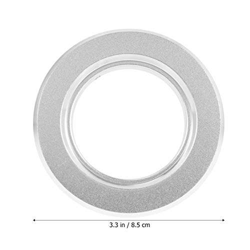 Baluue Bird Incubator Supplies Wooden Bird Nest Anti Bite Ring, ing Box Accessory, Birds Breeding Box Ring, Parrot Bird Hatchery Breeding Box Ring, 85mm (Silver)