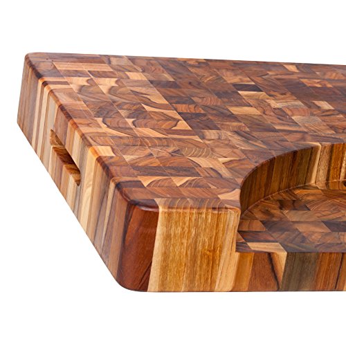 BUTCHER BLOCK EXTRA THICK WITH BOWL CUT OUT 601
