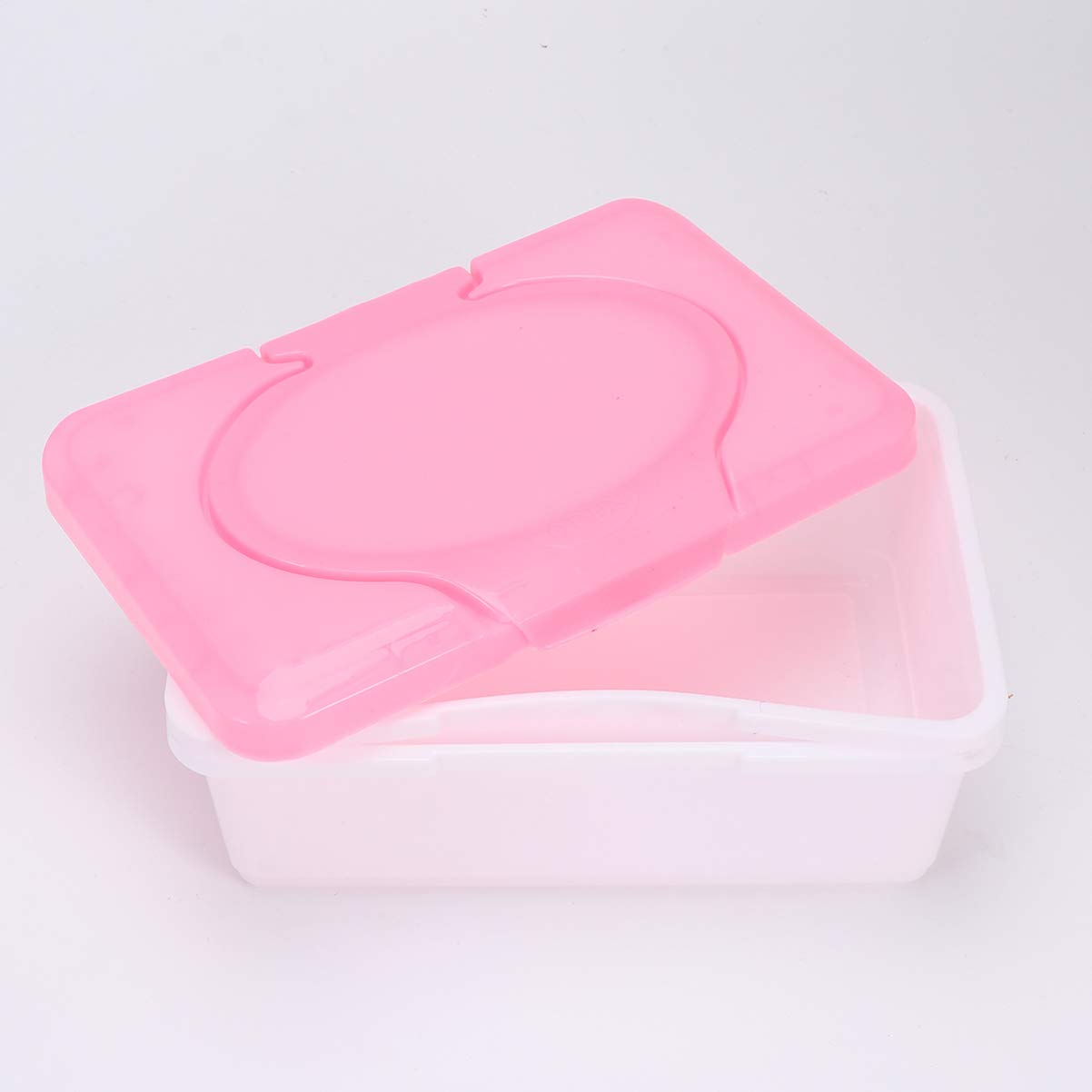 EXCEART 2pcs Diaper Wipes Dispenser Baby Wipes Holder Case Wet Tissue Box Container Desktop Organizer for Office Home Portable Wipes Dispenser
