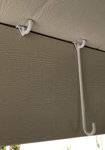 Alumahangers Flat 3" (24PK) Plastic Alumahooks for Insulated Covers. Made in The USA. Great for String Lighting and Light Weight Decorations.