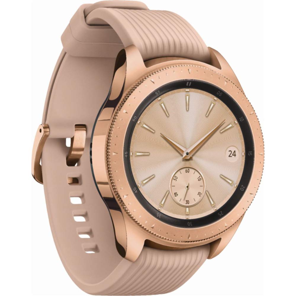 SAMSUNG SM-R810NZDCXAR Galaxy Watch Smartwatch 42mm Stainless Steel - Rose Gold (Renewed)