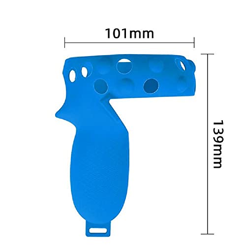 2PCS Silicone Handle Grip Cover Protective Sleeve + Nylon Strap for Oculus Quest 2 VR Controller