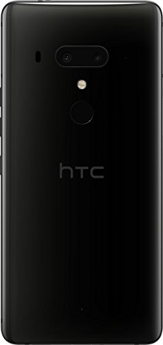 HTC U12+ Plus Dual-SIM 64GB (GSM Only, No CDMA) Android Factory Unlocked 4G/LTE Smartphone - International Version (Ceramic Black)
