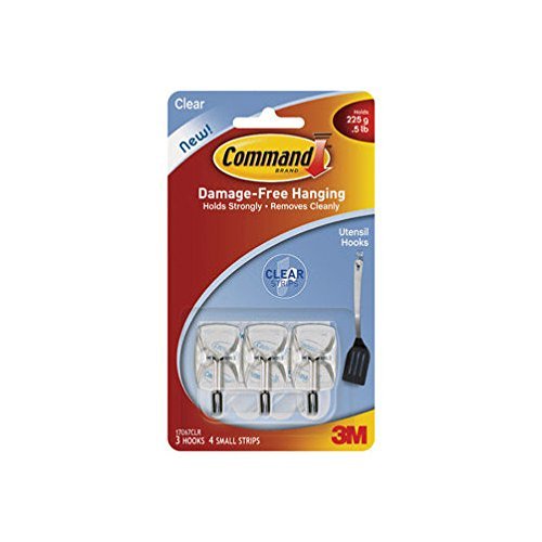 HOOK,WIRE,4STR,3/PK,CLR