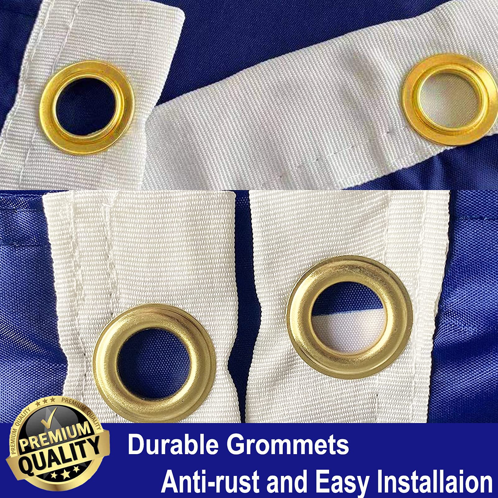 Air Force Flags 3x5 Outdoor Double Sided Made In USA- United States USAF Military Heavy Duty Flags with 2 Brass Grommets for Outdoor Indoor Wall