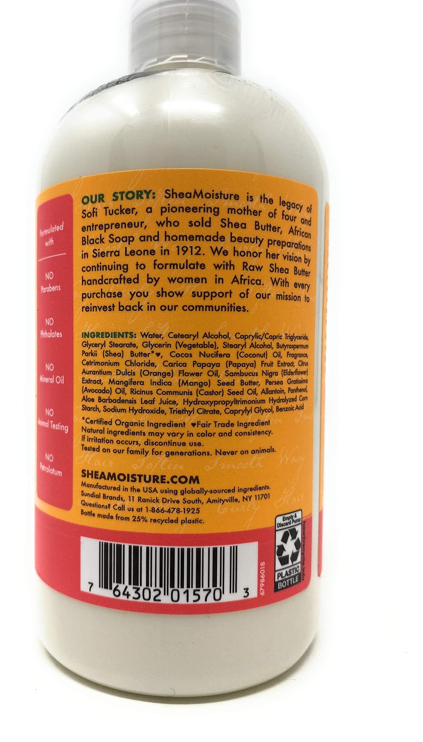 Shea Moisture, All Day Frizz Control Conditioner Papaya & Neroli, 13 Ounce