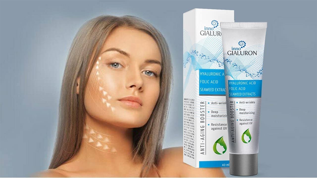 Gialuron Cream Innogialuron Anti-Aging Booster Anti-Wrinkle Cream by Hendels Garden 40ml