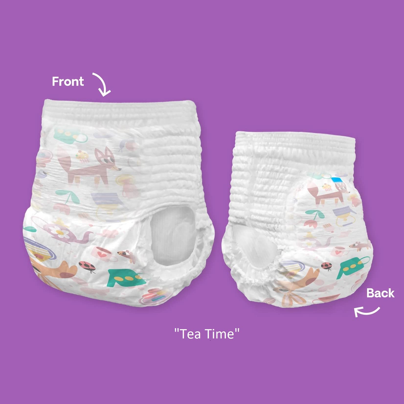Hello Bello Training Pants Club Box, Sugar Rush and Tea Time, 3T-4T, 78 Count