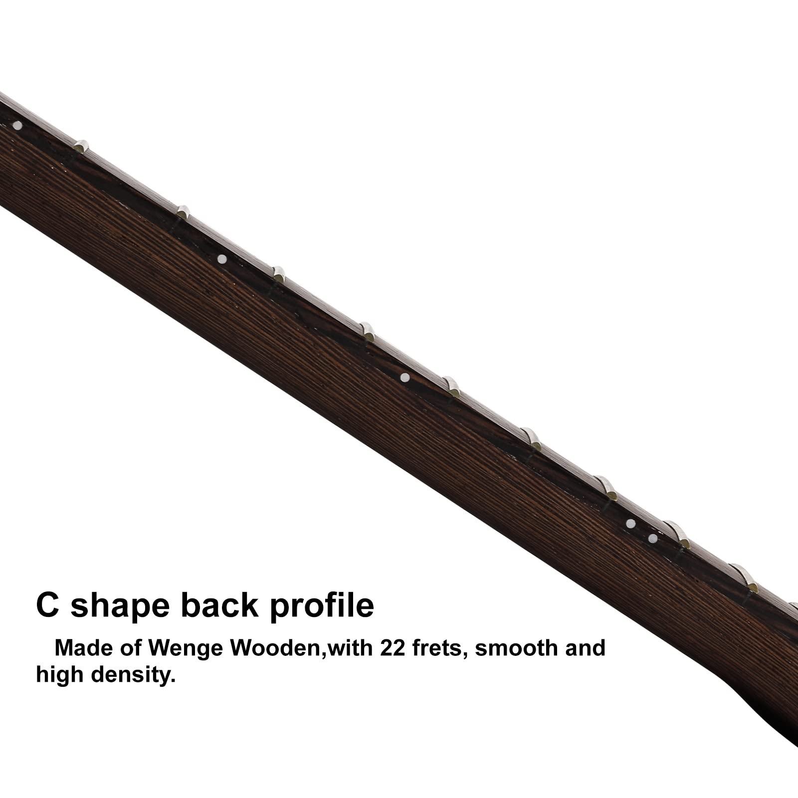 22 Fret TL Wenge Electric Guitar Neck for TL Style Guitar DIY Parts Replacement
