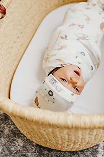 Copper Pearl Large Premium Knit Baby Swaddle Receiving Blanket Maui