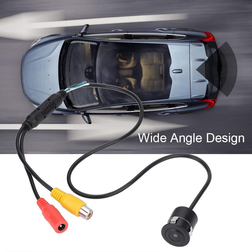 Mini Camera, 170° Wide Angle Wired CCTV CCD Mini Security Camera Hd IR Camera IP66 100W Night Vision Hidden Surveillance Camera for Car Monitor,Home,Warehouse NTSC