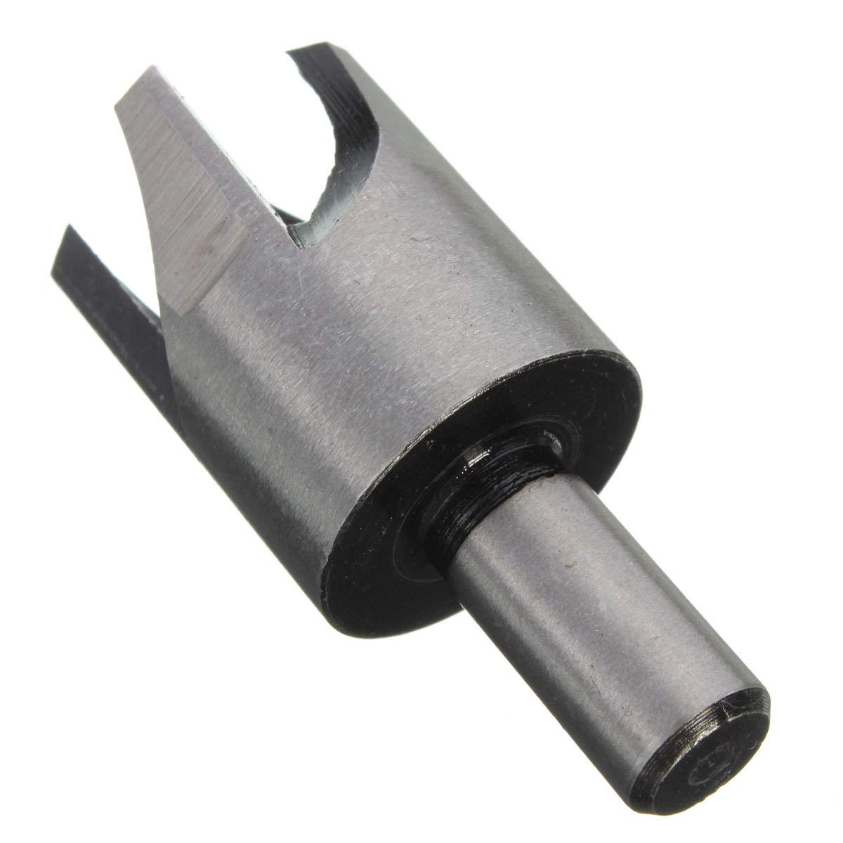 CAIDU 8pcs Wood Plug Cutter Cutting Tool Drill Bit Set Straight and Tapered Taper 5/8" 1/2" 3/8" 1/4" Woodworking Cork Drill Bit Knife