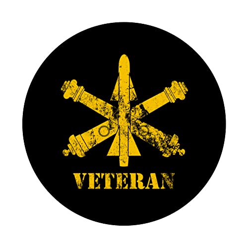 Air Defense Artillery (ADA) Veteran - US Army Vintage Look PopSockets Swappable PopGrip