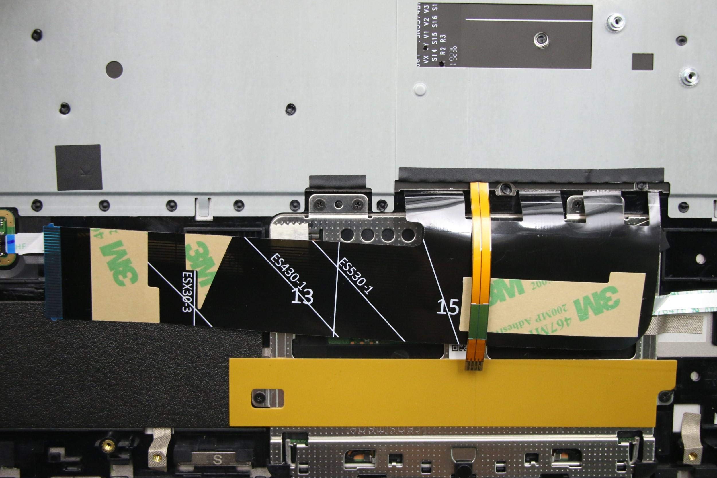 Replacement for Lenovo Yoga C740-14 C740-14IML Laptop Upper Case Palmrest Keyboard Touchpad Assembly Part 5CB0U43990 Top Cover Sliver