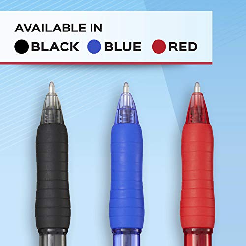 Paper Mate Ballpoint Pens, Profile Retractable Pens, Medium Point (1.0mm), Blue, 12 Count