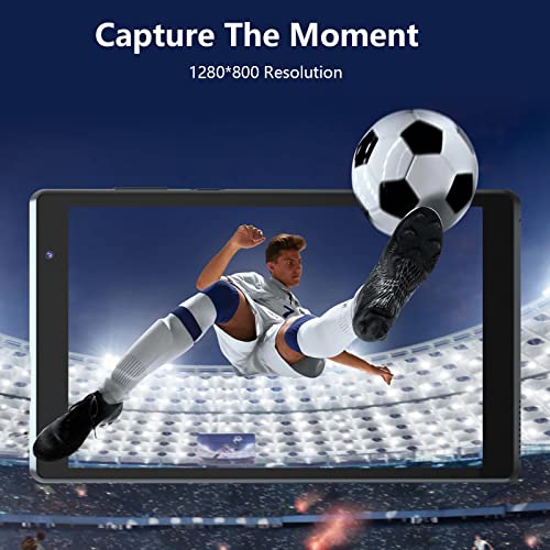 BYANDBY Android Tablet with case 8 inch, Android 11 Tablet, 2GB RAM 32GB ROM, Quad-Core Processor, Dual Camera, WiFi, BT, 128GB Expand, GMS Certified(with Leather case)