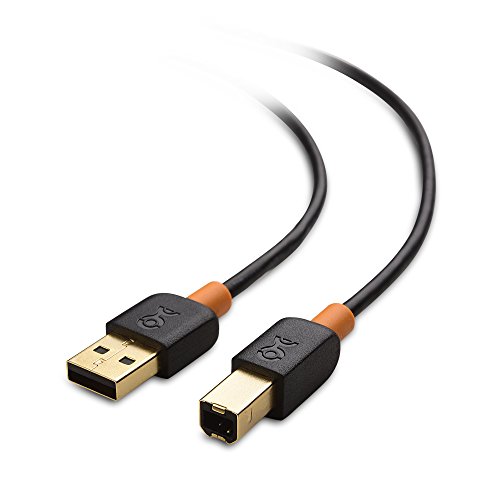 Cable Matters 3-Pack USB Cable/USB Printer Cable 6 ft, USB A to B Cable, USB 2.0 Cable Compatible with Printer, MIDI Controller, MIDI Keyboard and More - 6 Feet
