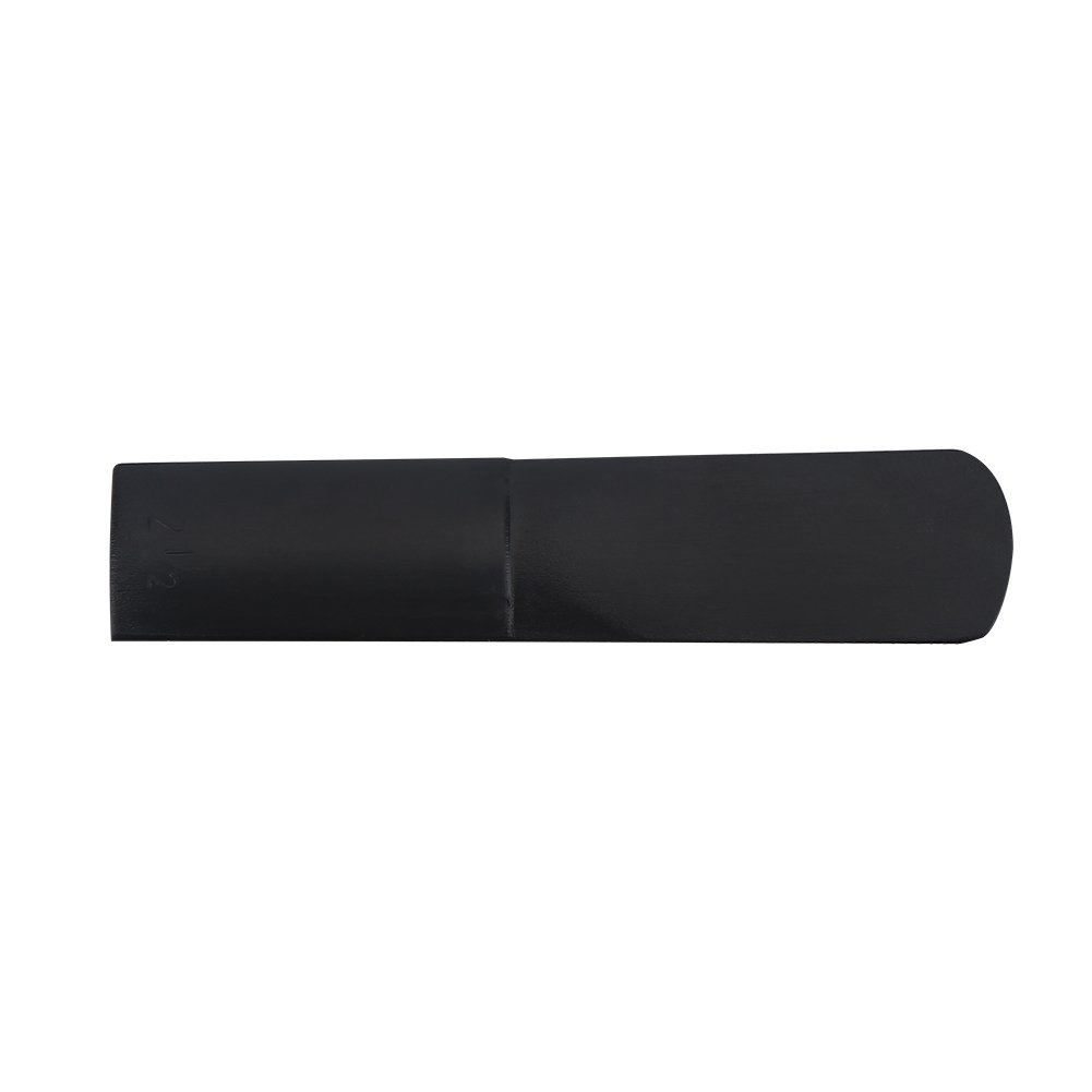 3pcs Plastic Alto Saxophone Mouthpiece Reeds 2.5 Reed, Sax Parts Repair Reed Accessory Black
